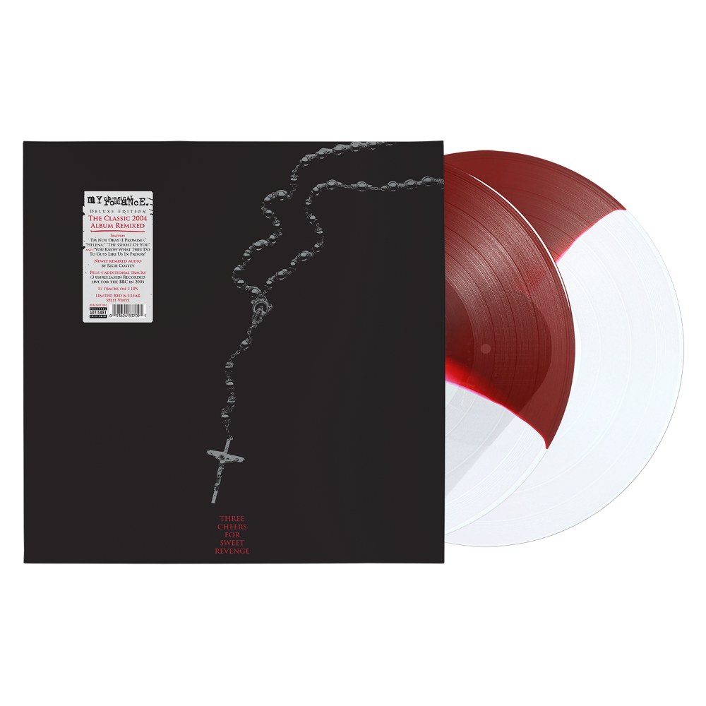 Three Cheers for Sweet Revenge (Deluxe Edition) Red & Clear Split Vinyl 2LP | My Chemical ...